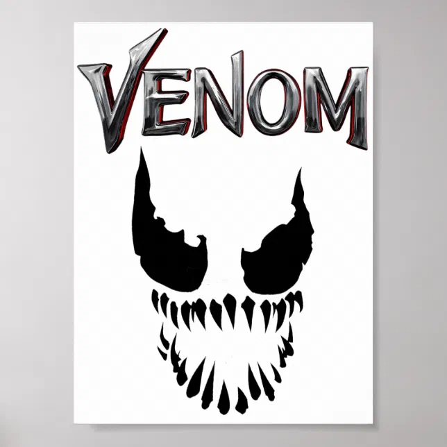 Venom Face Poster | Zazzle