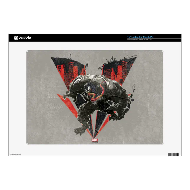 Venom Ink And Grunge Laptop Decal | Zazzle