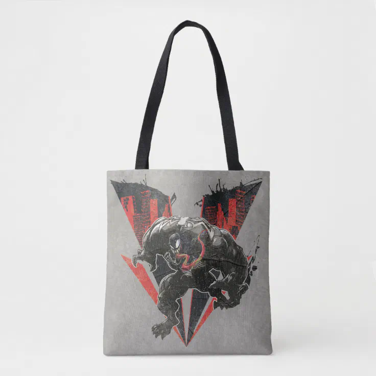 Venom Ink And Grunge Tote Bag | Zazzle