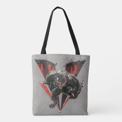Venom Ink And Grunge Tote Bag | Zazzle