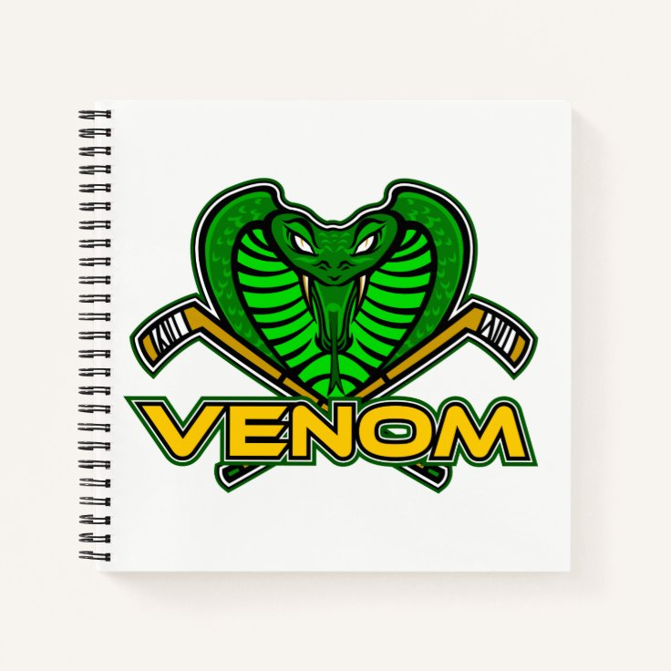 Venom/Player Spiral 8.5" x 8.5" Notebook - Holt 57 | Zazzle