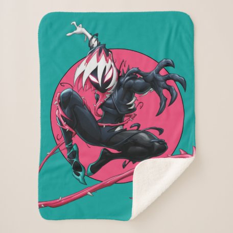 Venomized Ghost-Spider Fabric | Zazzle