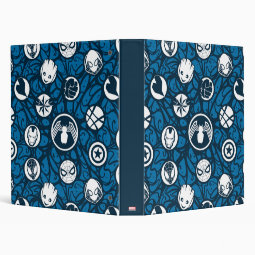 Venomized Hero Logo Pattern 3 Ring Binder | Zazzle