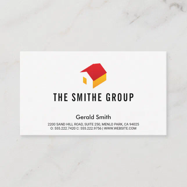 Venture Capitalist | Corporate | Realtor Logo Business Card | Zazzle