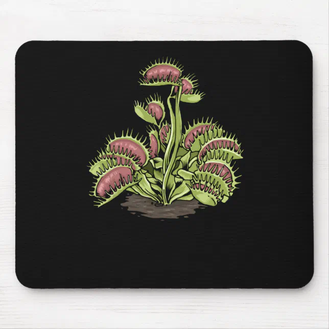Venus Fly Trap Plant Carnivorous Plant Venus Fly Mouse Pad | Zazzle