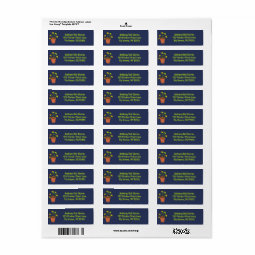 Venus Fly Trap Plant Graphic Return Address Label | Zazzle