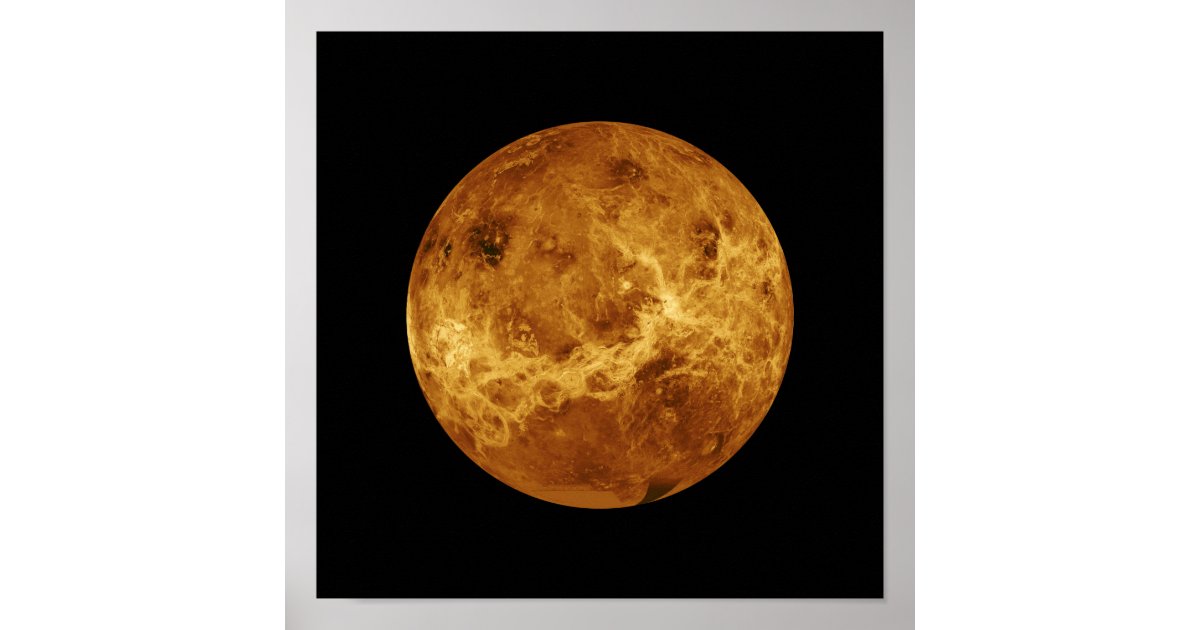 Venus NASA Planet Poster | Zazzle