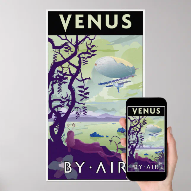 Venus travel poster | Zazzle