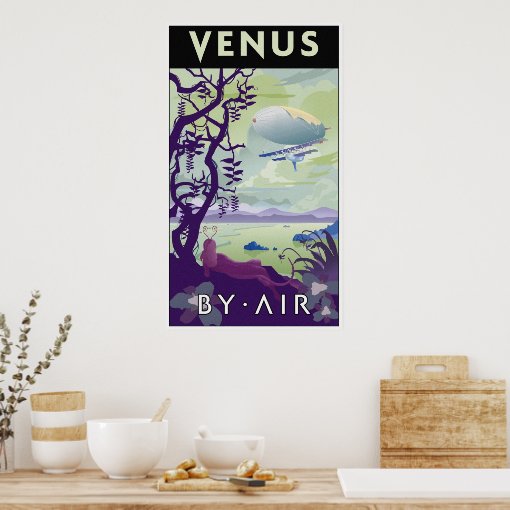 Venus travel poster | Zazzle