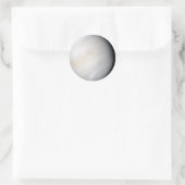 Venus with clouds classic round sticker | Zazzle