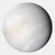 Venus with clouds classic round sticker | Zazzle