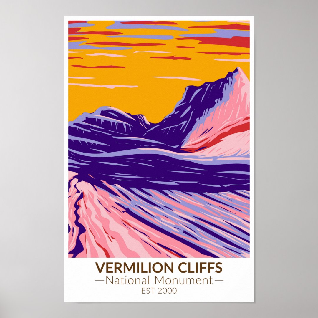 Vermilion Cliffs National Monument White Pocket Poster | Zazzle