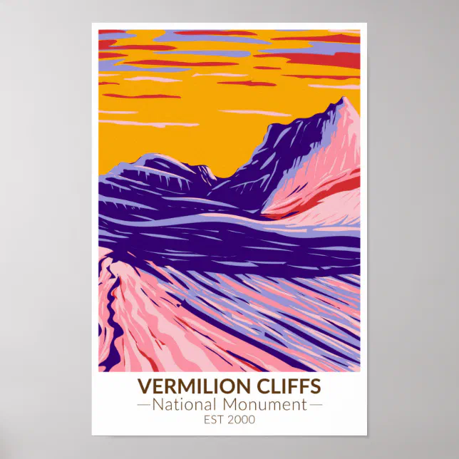 Vermilion Cliffs National Monument White Pocket Poster | Zazzle