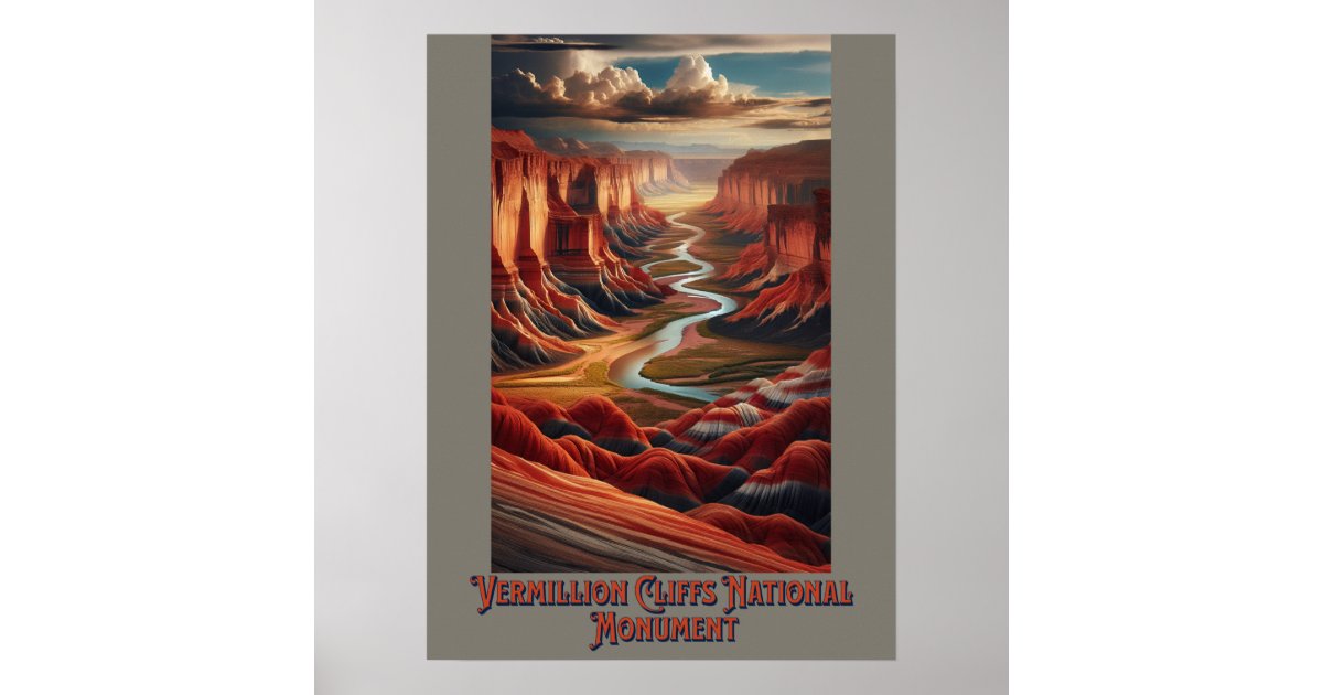 Vermillion Cliffs National Monument Poster | Zazzle