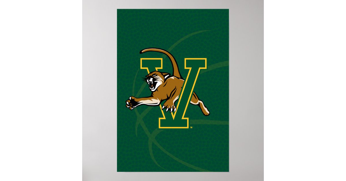 Vermont Catamounts Basketball Poster | Zazzle Vermont Catamounts Basketball Poster | Zazzle