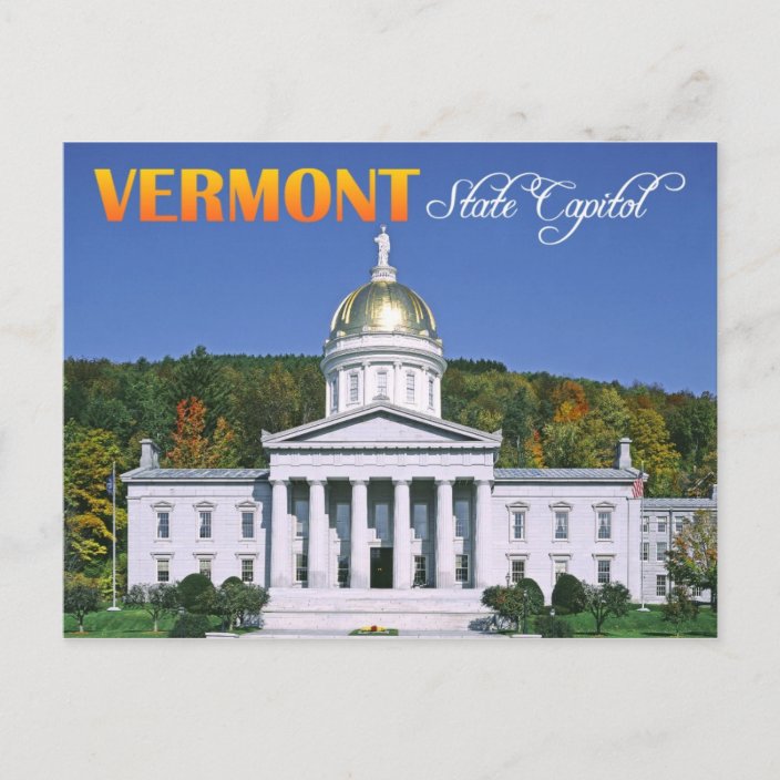 Vermont State Capitol building, Montpelier Postcard | Zazzle.com