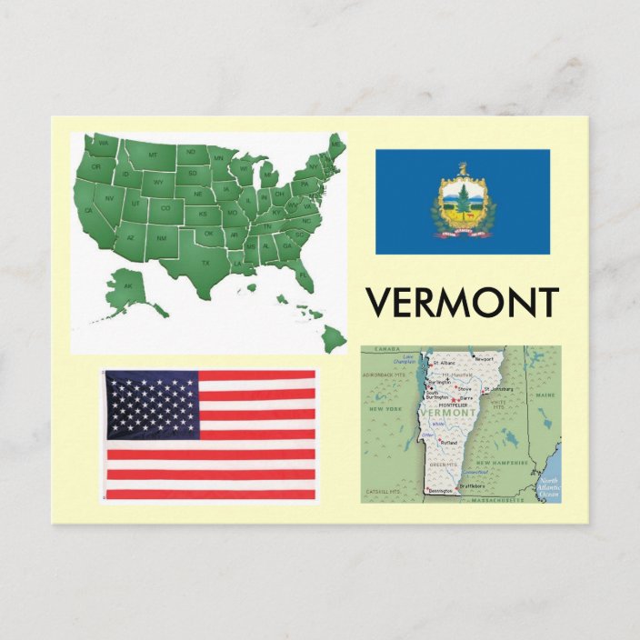 Vermont, USA Postcard | Zazzle.com