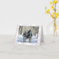 Vermont Winter Note Card | Zazzle