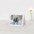 Vermont Winter Note Card | Zazzle