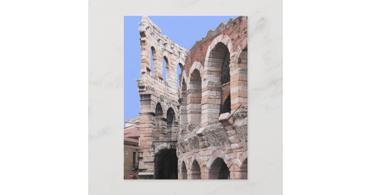 Verona Arena - Verona, Italy Postcard | Zazzle