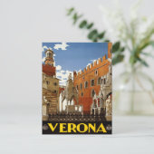 Verona, Italy Vintage Travel Postcard | Zazzle