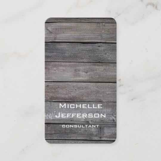 Vertical Artistic Wood Unique Design Business Card | Zazzle.com