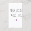 Vertical Business Card 2x3.5" DIY PRINTING | Zazzle