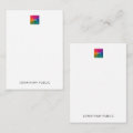 Vertical Note Cards Upload Your Own Logo Here | Zazzle
