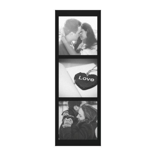 Vertical photo collage canvas print | Zazzle.com