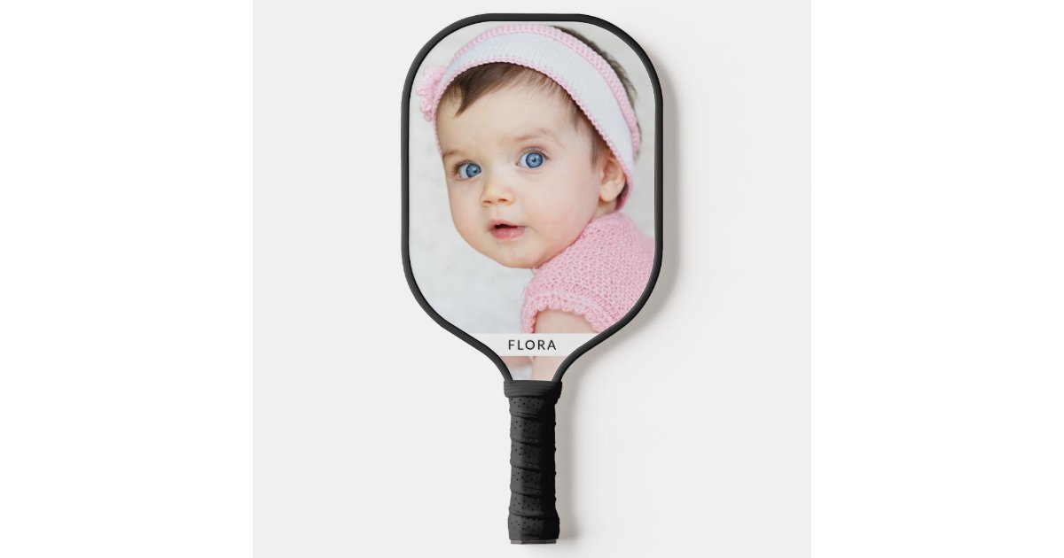 Vertical Photo Personalized Pickleball Paddle | Zazzle