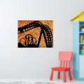"Vertigo Art" Roller Coaster Poster | Zazzle