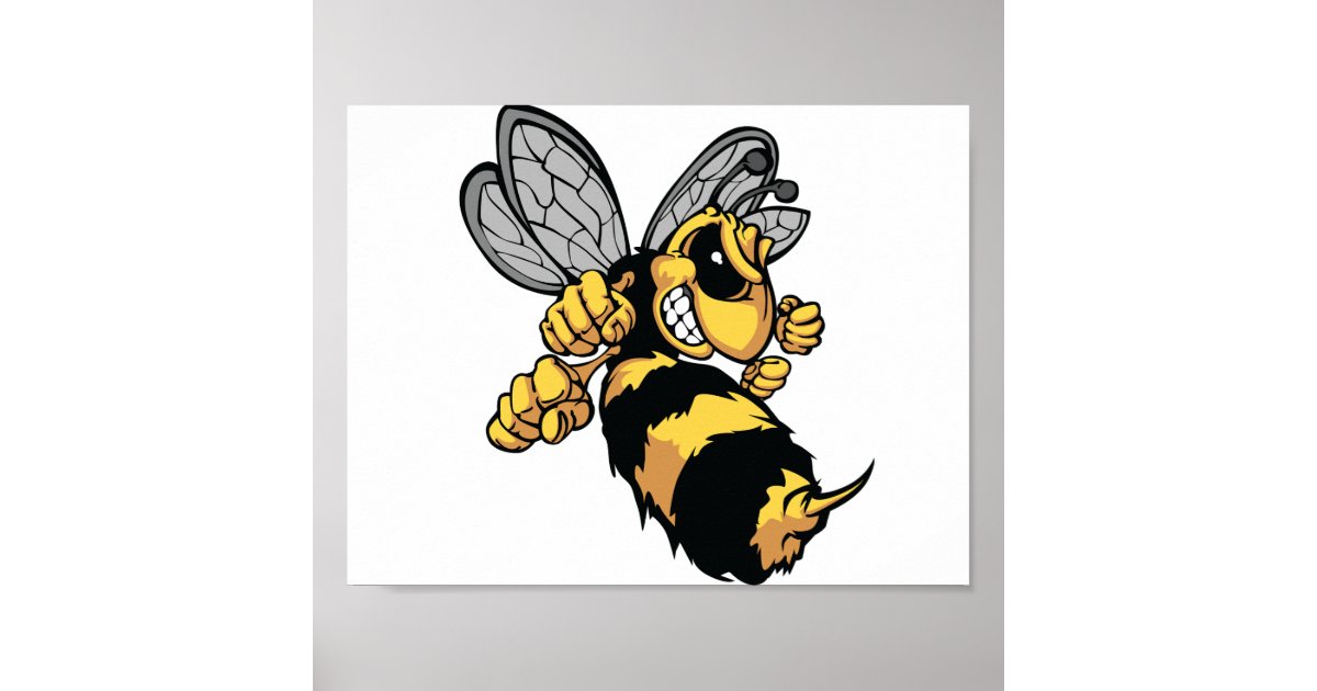 Very Angry Bee Poster | Zazzle