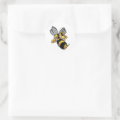 Very Angry Bee Stickers | Zazzle