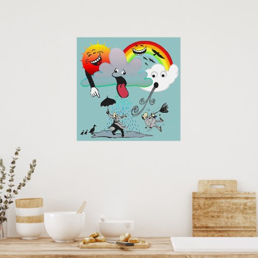 Very Bad Weather Poster | Zazzle