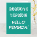 Very big oversized retirement card with cute quote | Zazzle