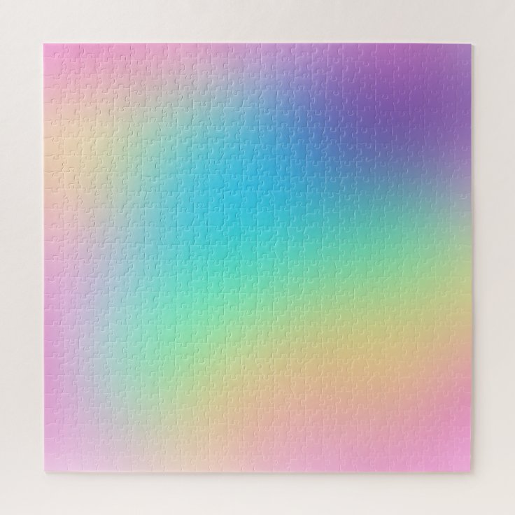 Very Challenging Rainbow Gradient Prismatic Puzzle | Zazzle