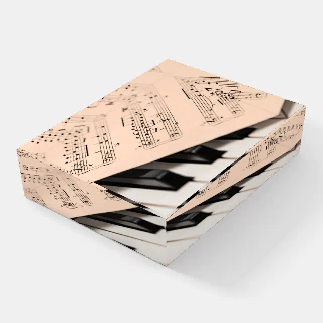 Very Cool Piano and Sheet Music Paperweight | Zazzle