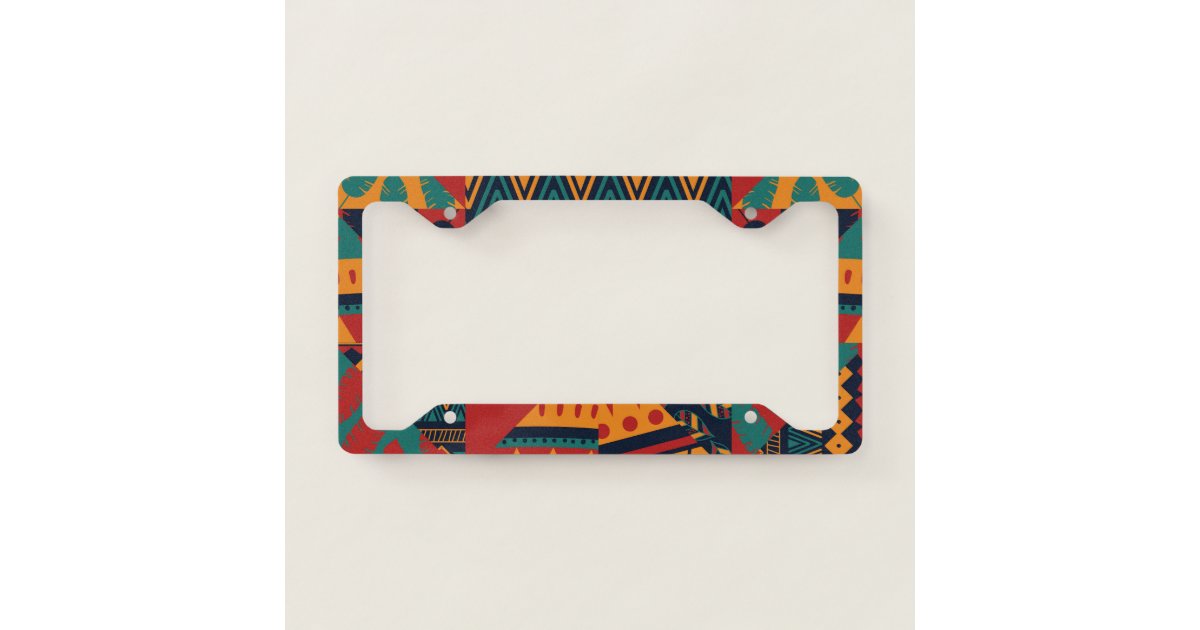 Very Cool Southwestern Style License Plate Frame | Zazzle