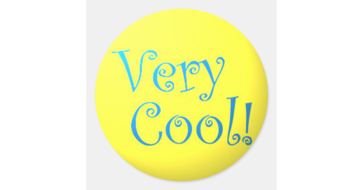 Very Cool! stickers | Zazzle