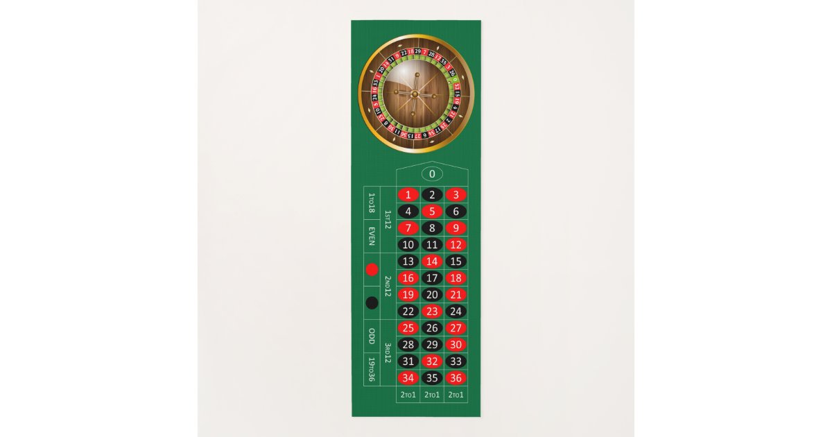 Very Fun European Roulette Table Yoga Mat | Zazzle