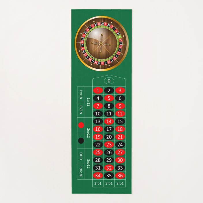 Very Fun European Roulette Table Yoga Mat | Zazzle.com