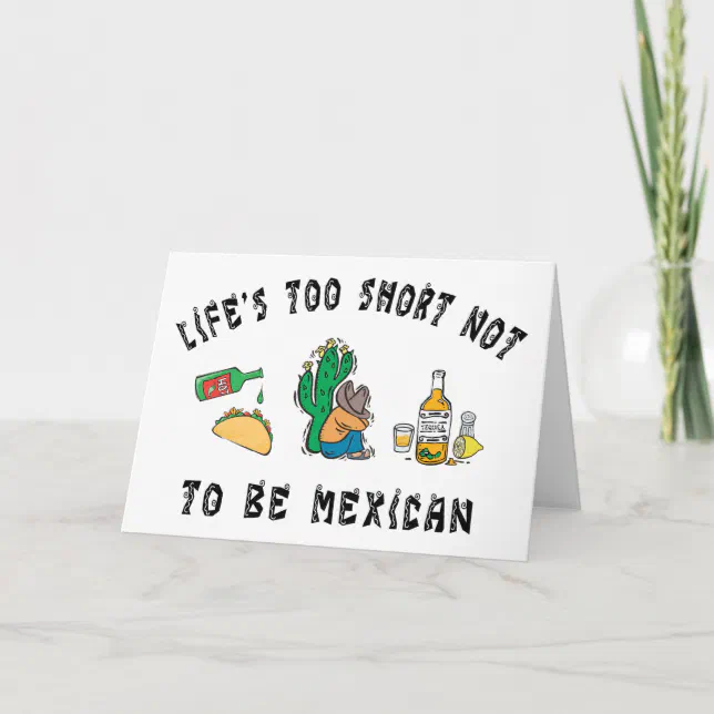 Very Funny Mexican Card | Zazzle