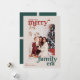 Very Merry Family Era Retro Photo Holiday Card | Zazzle