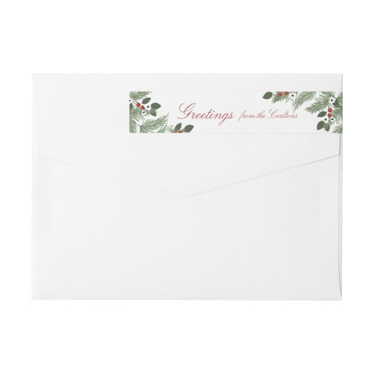 Very Merry Return address labels | Zazzle.com