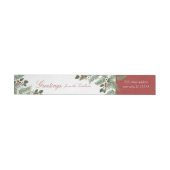 Very Merry Return address labels | Zazzle