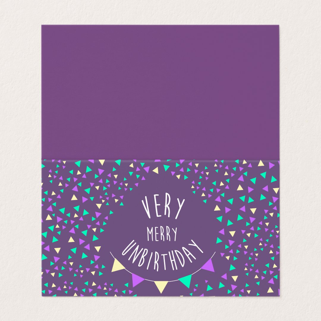 Very merry unbirthday card | Zazzle
