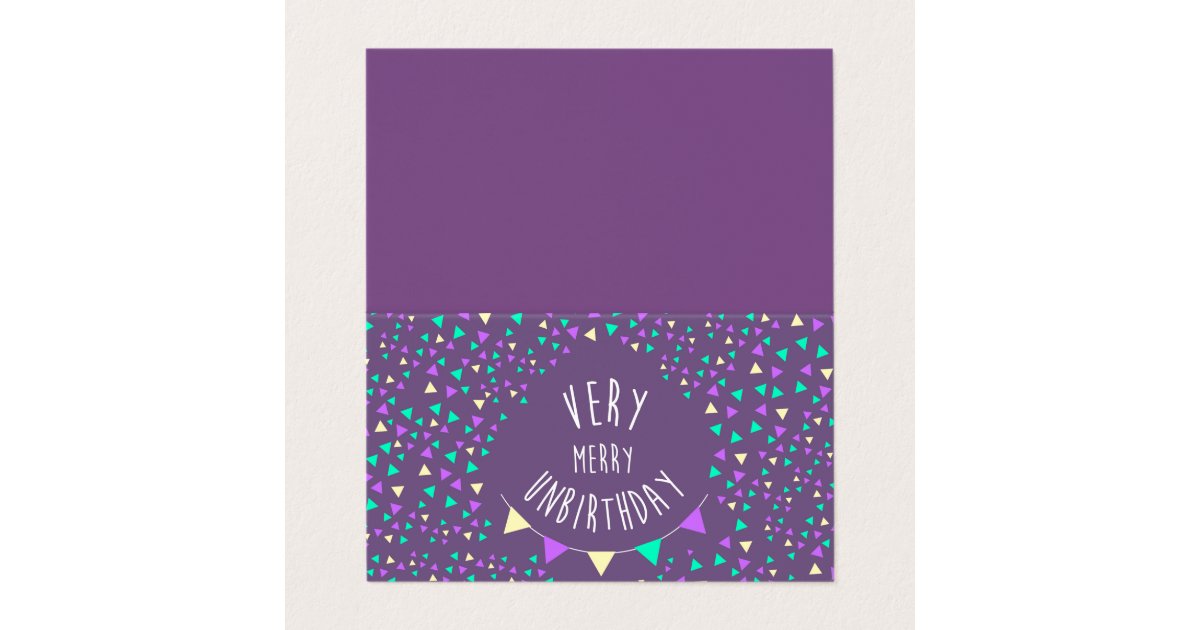 Very merry unbirthday card | Zazzle