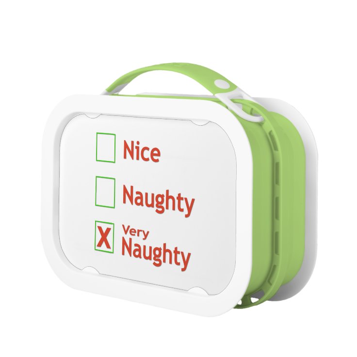 Very Naughty Lunch Box | Zazzle