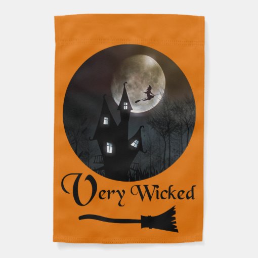 Very Wicked Garden Flag | Zazzle