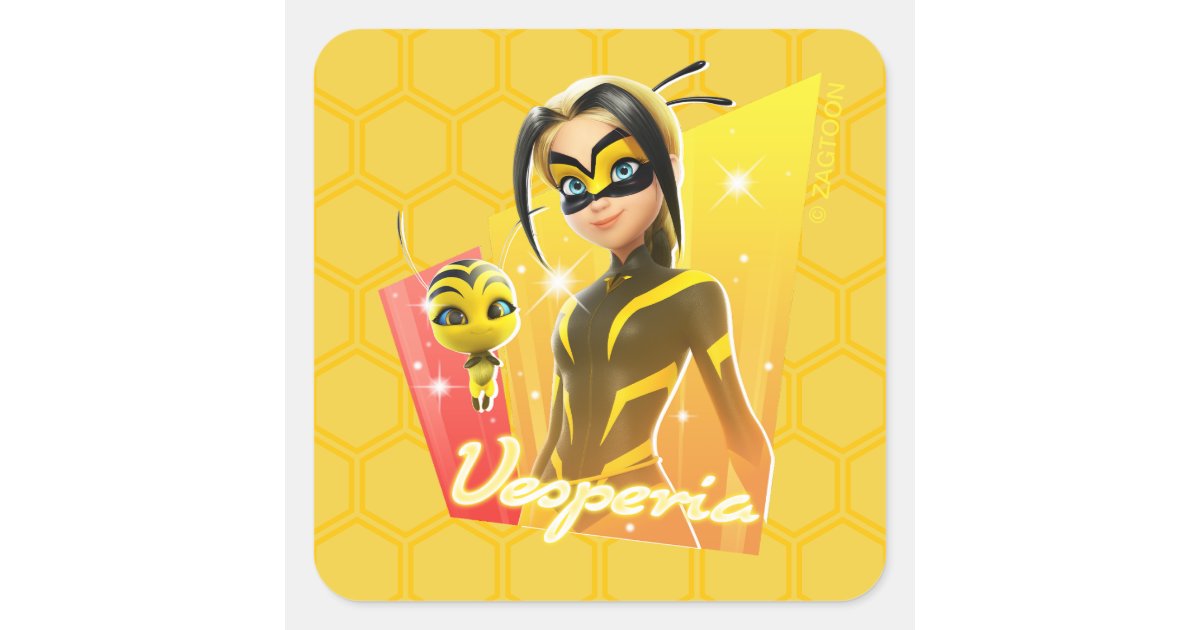 Vesperia & Pollen Square Sticker | Zazzle